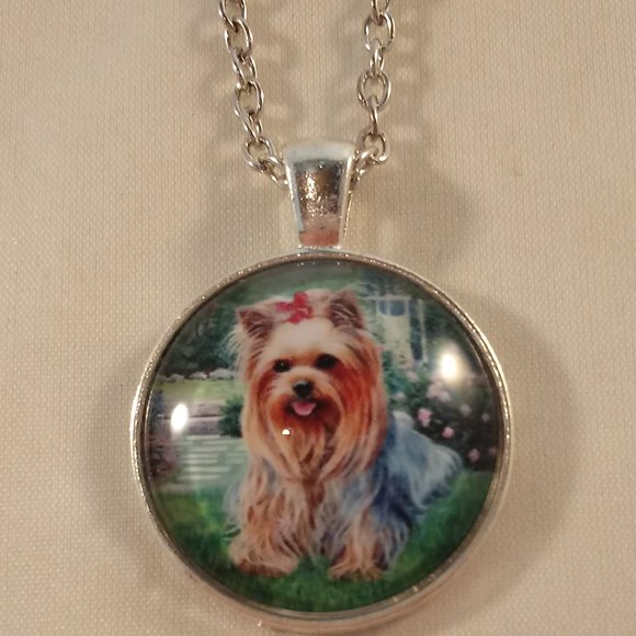 Kristy's Jewels | Jewelry | Silver Yorkshire Terrier Dog Yorkie ...